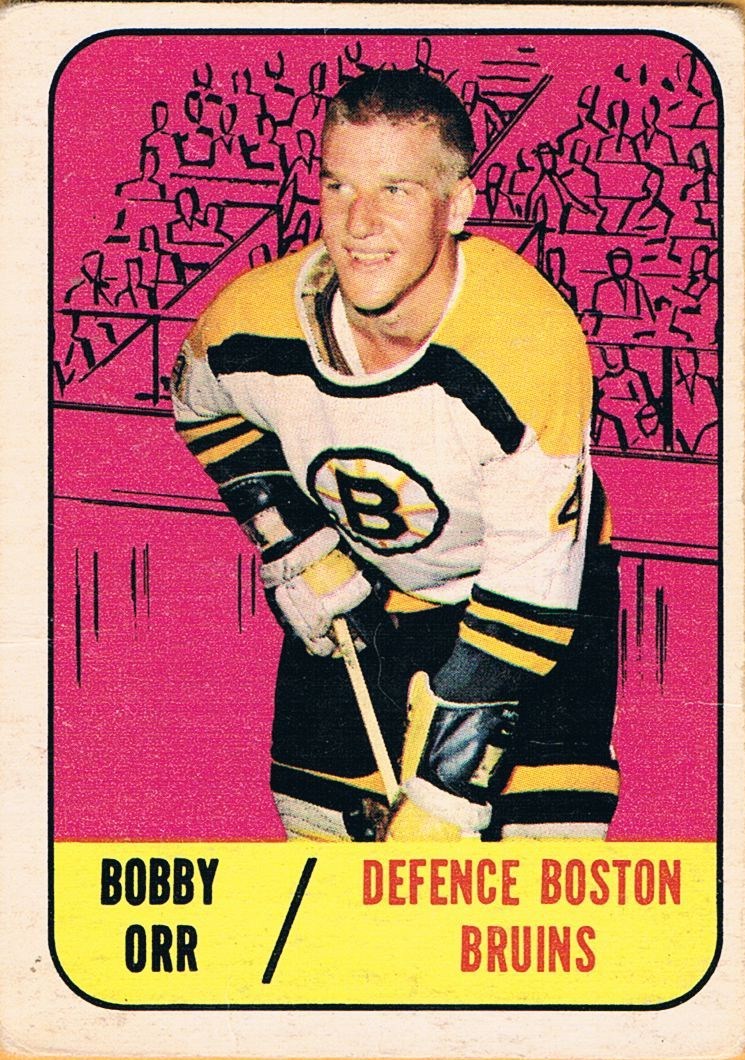 Bobby Orr Hockey Cards: Bobby Orr 1967-68 Topps 92