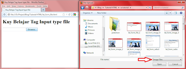 Fungsi Input Type File Beserta Cara Penggunaannya