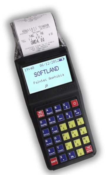 softland palmtec-ticketing machine: Handheld portable ticketing machine