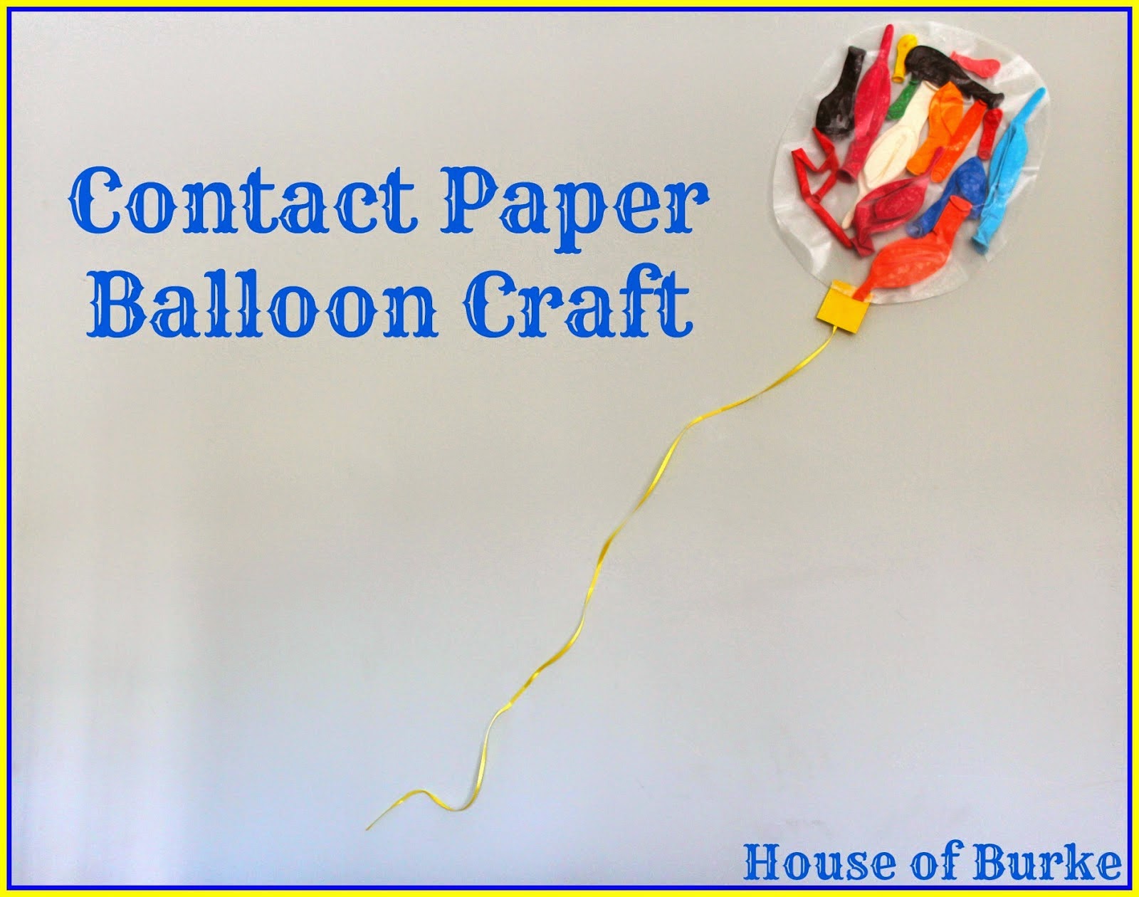 House of Burke: A Year of Contact Paper Crafts