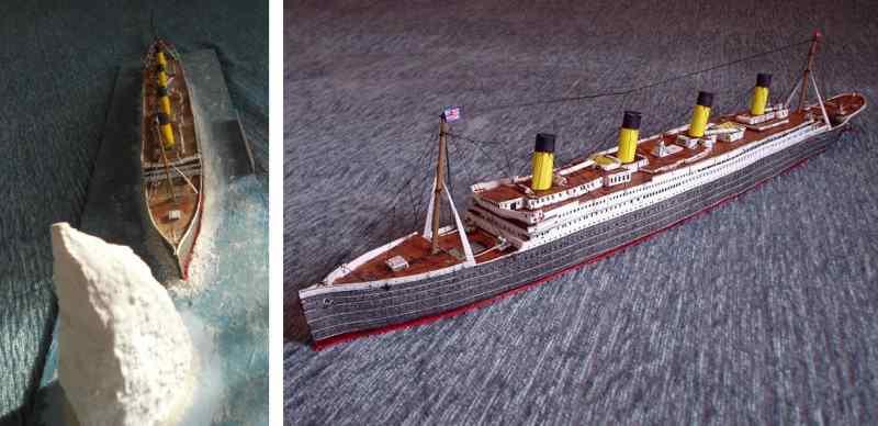 PAPERMAU: The Ephemeral Museum - RMS Titanic Paper Model In 1/1200 ...