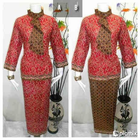 Baju Batik Setelan Rok Blouse Terbaru - Baju Batik Modern Dan Terbaru