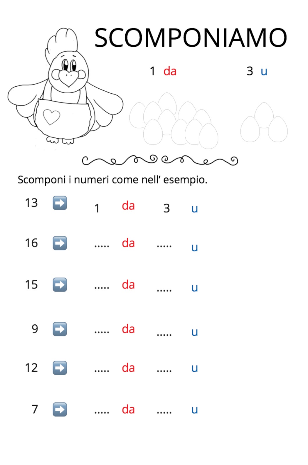MAESTRA MARINICA: Matematica in prima