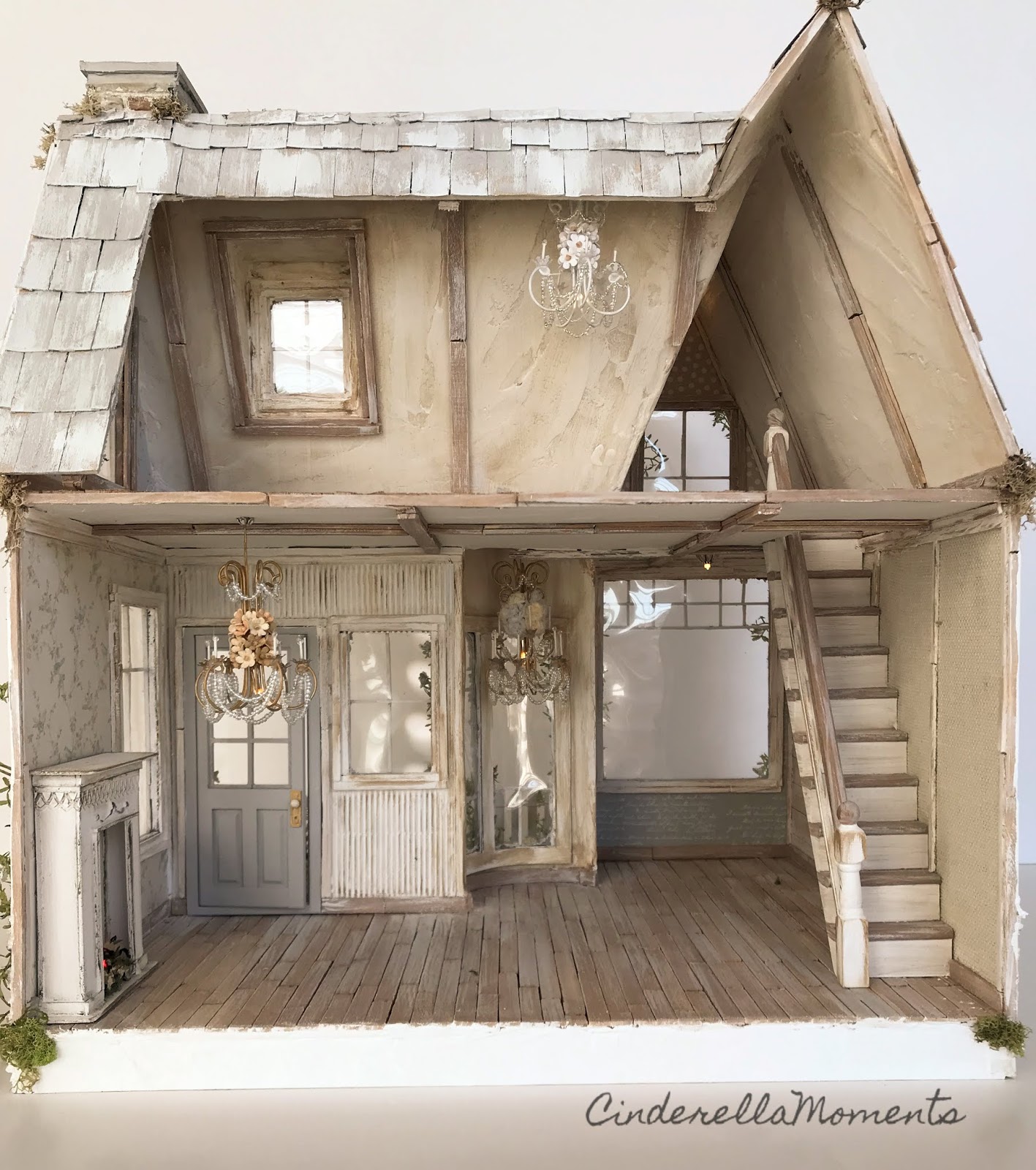 Cinderella Moments: Chestnut Hill Cottage Custom Dollhouse