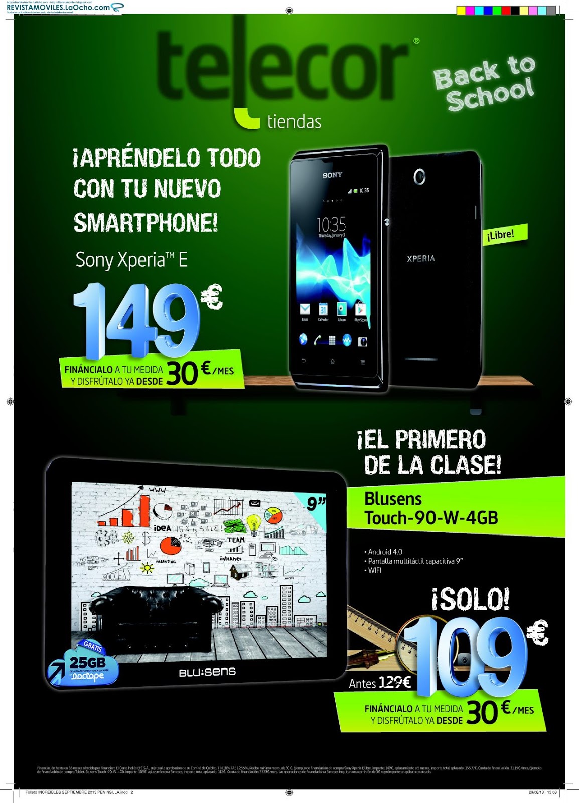 Revista Móviles: Catálogo de septiembre de móviles libres de Telecor