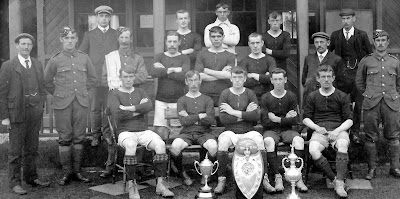 Tour Scotland: Old Photograph Football Team Creetown Scotland