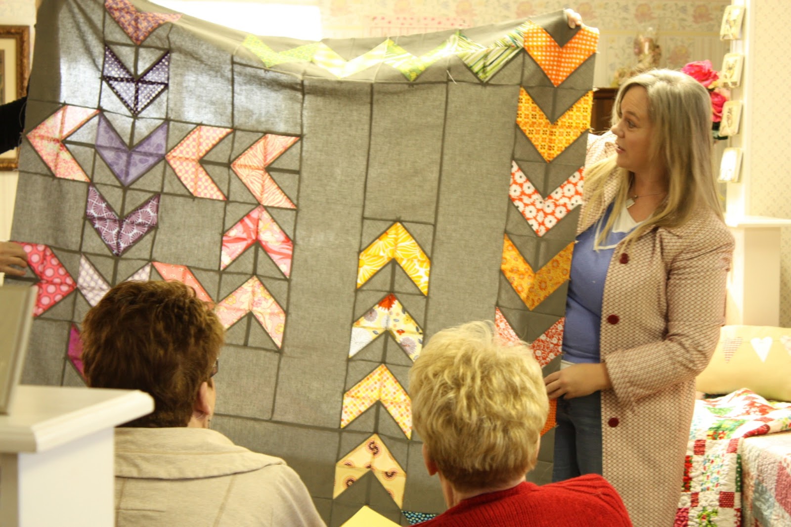Support your local quilt shop + a trunk show - Diary of a Quilter - a ...