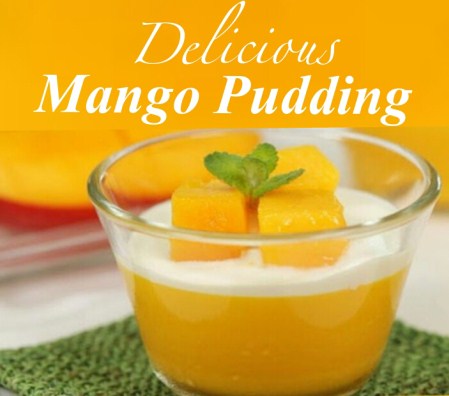 Delicious Mango Pudding Recipe - BEAN GIRRAS