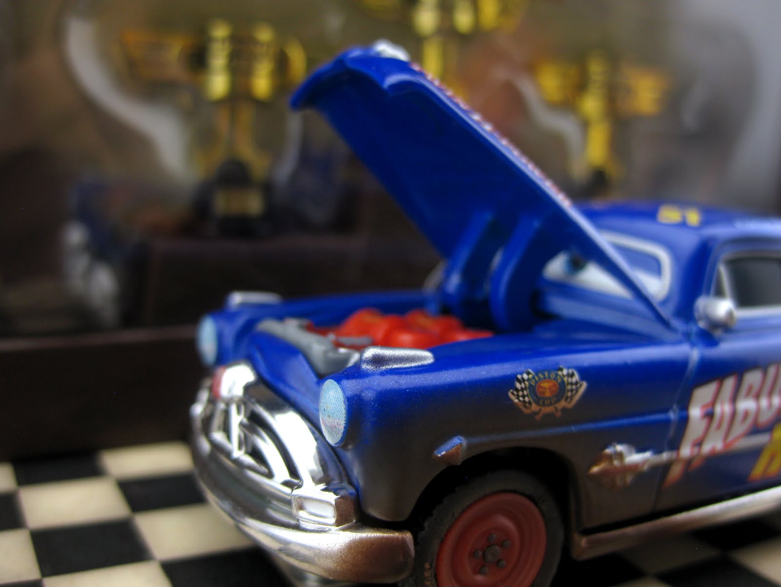 Dan the Pixar Fan: Cars: SDCC Exclusive Dirt Track Fabulous Hudson ...