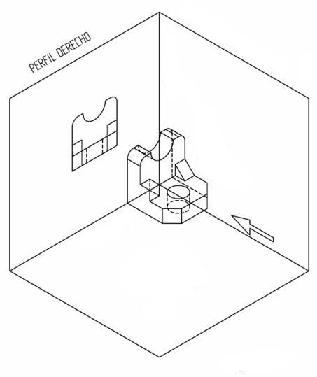 Tecnología -E.S.O. e Ingeniería -Bachillerato: Vistas de un objeto o pieza