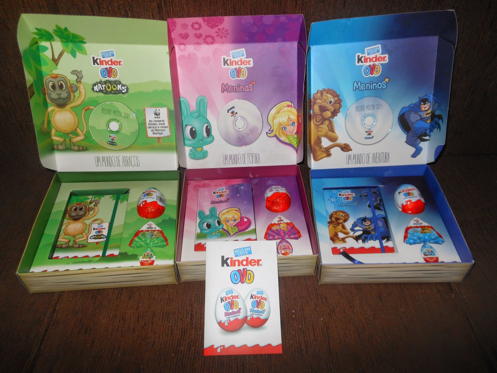 Presente de páscoa é com a Kinder Ovo