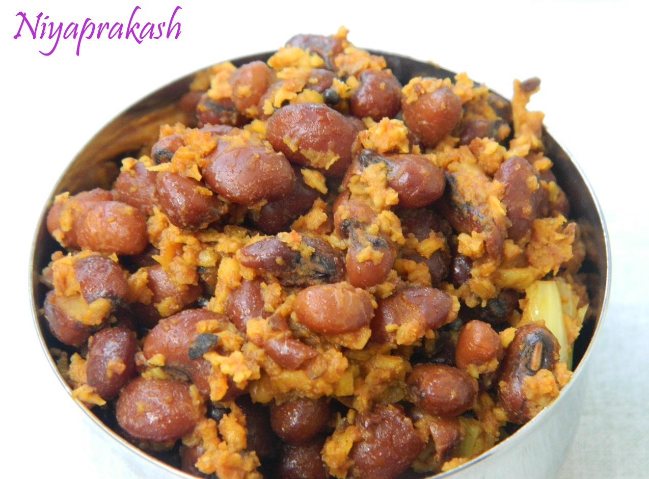 Niya's World: Black eyed beans (Lobia / Chawli) Sukke / Thoran