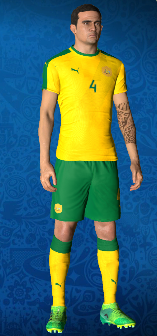 PES Kits: Australia Puma Tightfit Home Kit, PES 2017