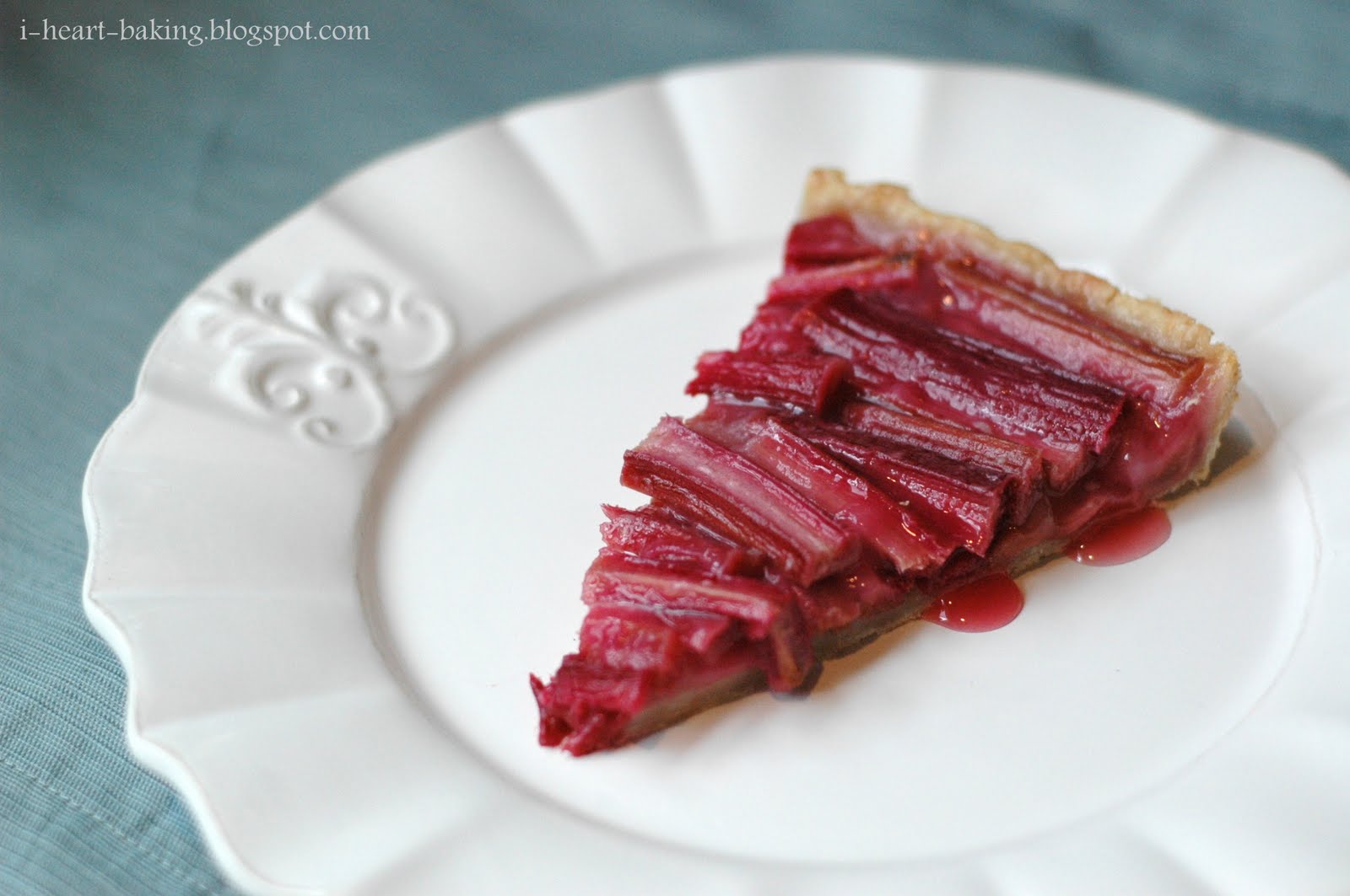 i heart baking!: another rhubarb tart