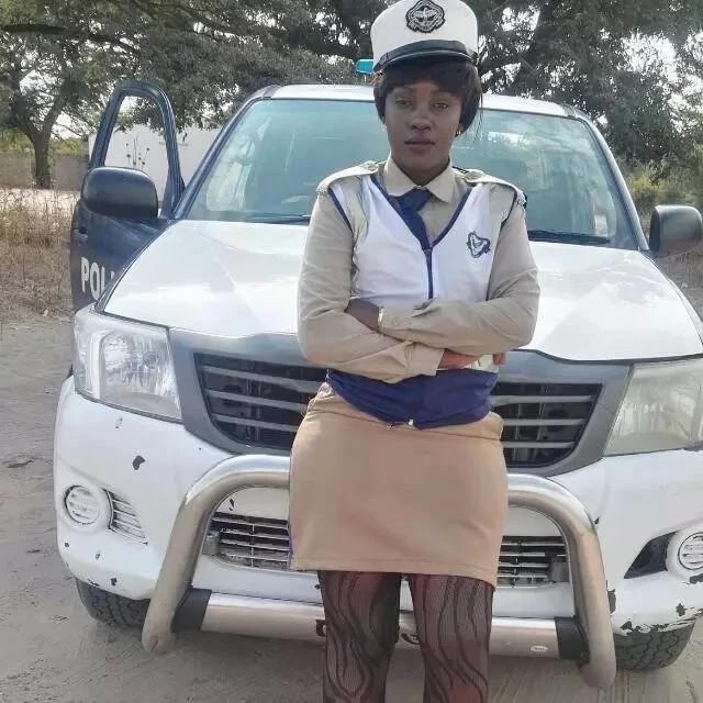 Zambia policewoman's uniform cause social media storm (photo) ~ biggiezone
