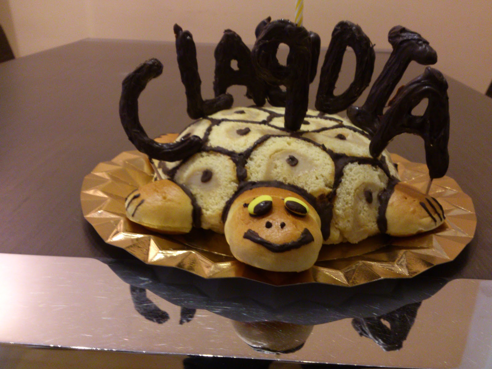 Los postres de asaminica: pastel tortuga para claudia