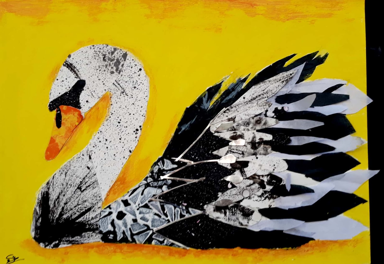 mesa y lapiz: Collages 1º de Bachillerato DIBUJO ARTÍSTICO