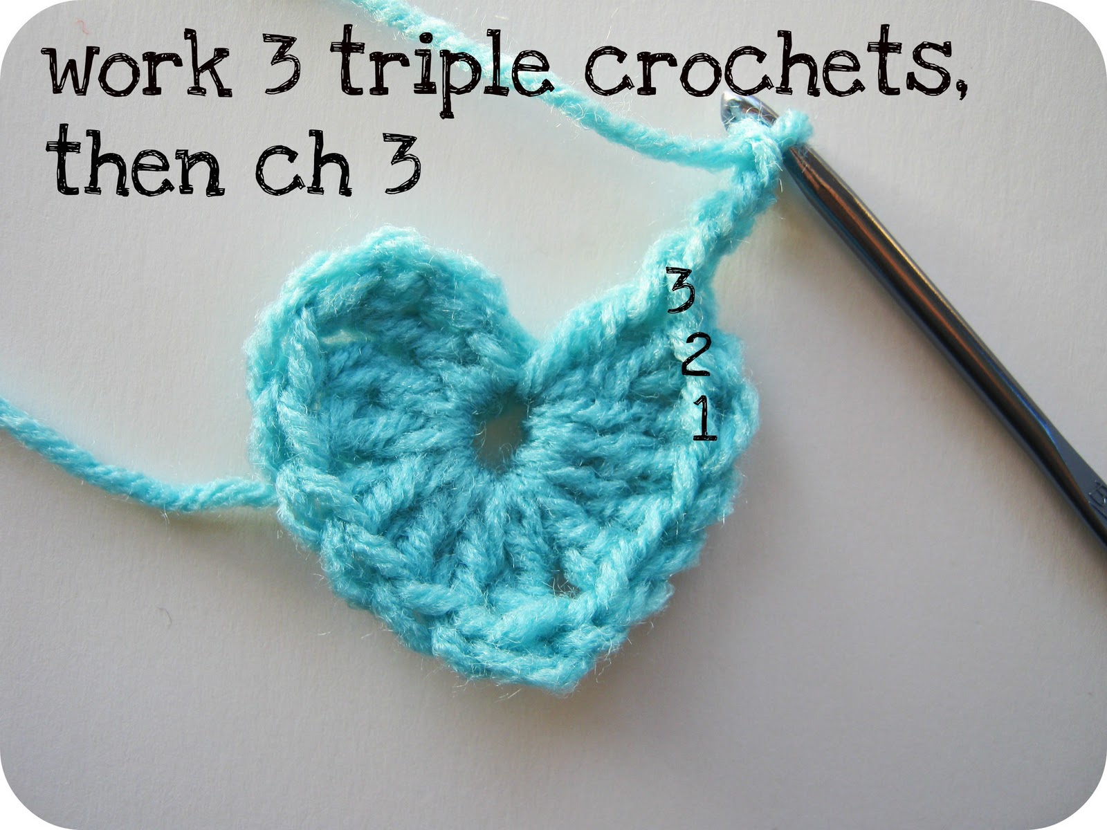 Råd och tips: Hur man virka ett hjärta