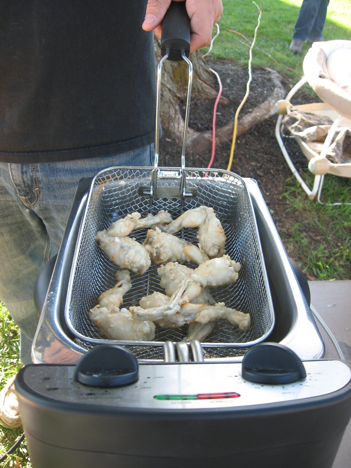 This is the day the Lord has made!: Frog legs and Turkey Fries