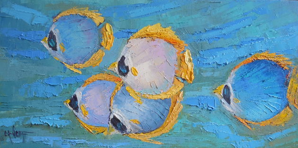 Where ART Lives Gallery Artists Group Blog: Fish Oil Painting, Small ...