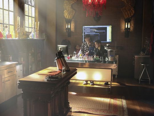 King is surprised that Abby had the guts to come alone to see him, and ...