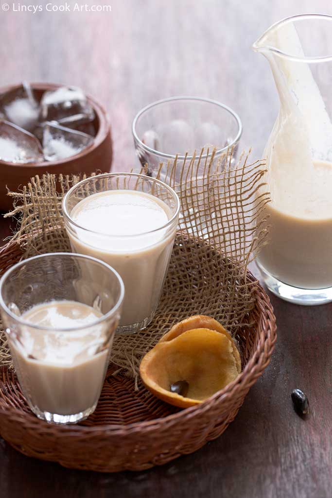 Sapota Milkshake| Chikoo Milkshake ~ Lincy's Cook Art