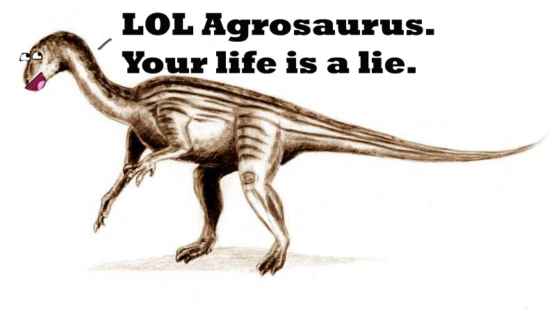 Athos' Dinos and Things: Agrosaurus (Thecodontosaurus)