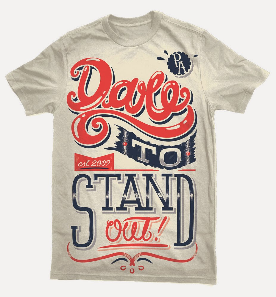 .: Bellas playeras con diseños tipograficos