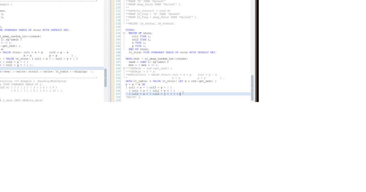 ABAP 7.50 Syntax Tips