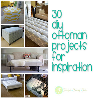 30 DIY Ottoman Projects for Inspiration | Frugal Family Fair