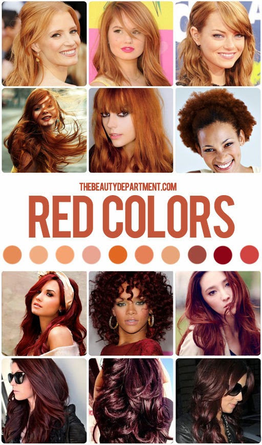 The Real Beauty : HAIR COLOR GUIDE (REDS)