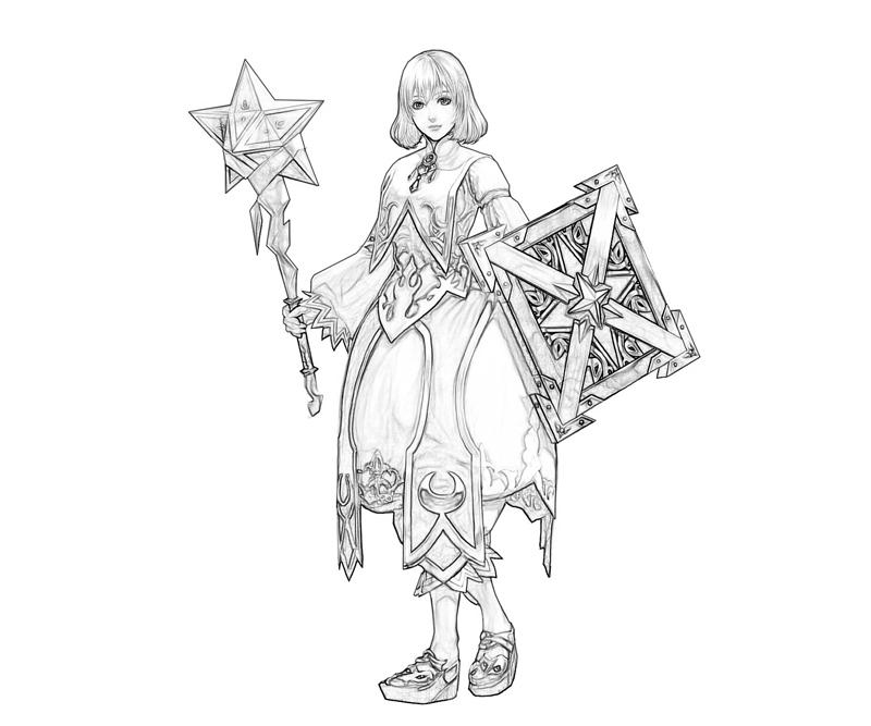 Ragnarok Odyssey Cleric Character | How Coloring