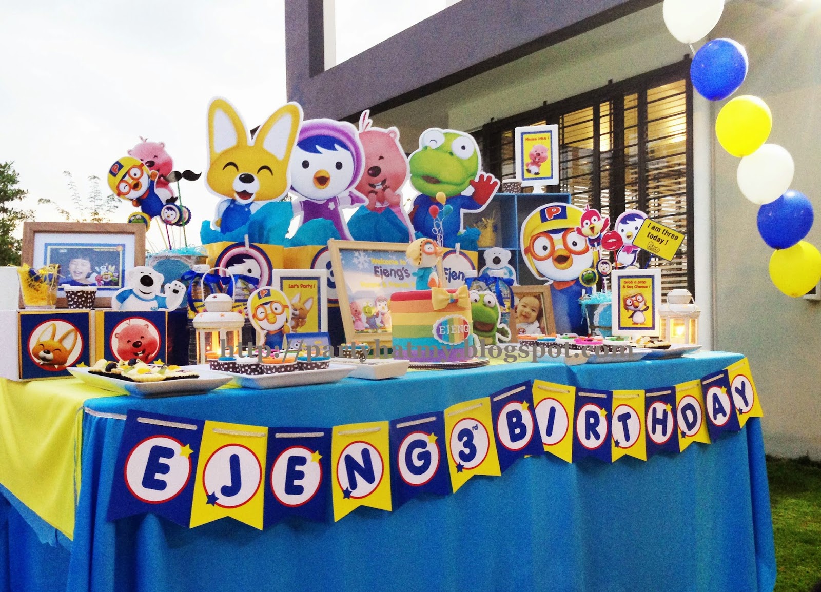 Party Hat: Pororo and Friends Birthday Party for Ejeng