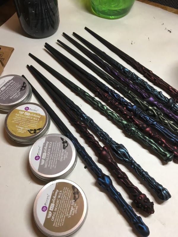 Mixed Media Place: Magical wands by Georgie