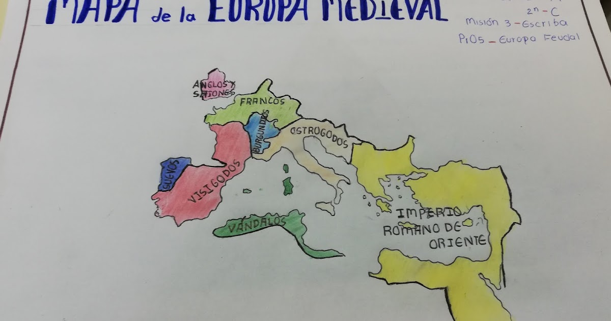 Mapa de la Europa Medieval