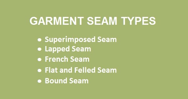 Different Types of Seam in Garments - A Reference Guide