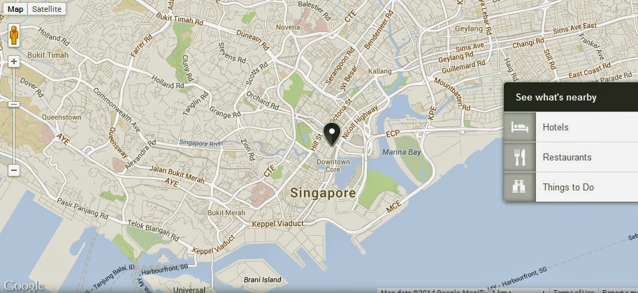 Esplanade Park Singapore Location Map | Alexandra Meier