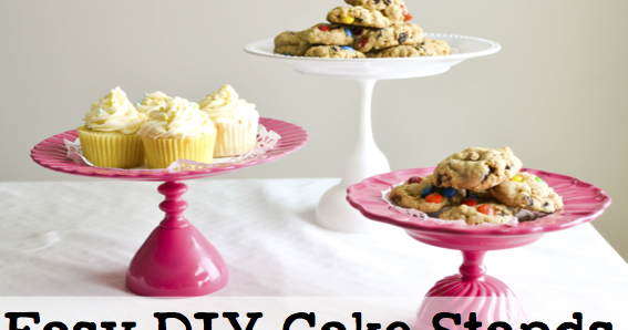 Modern Day Homemaker: DIY Cake Stands