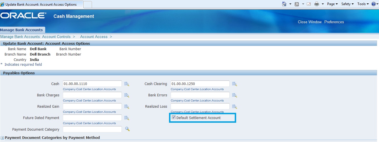 Oracle Applications: AP/AR Netting Setups In Oracle R12