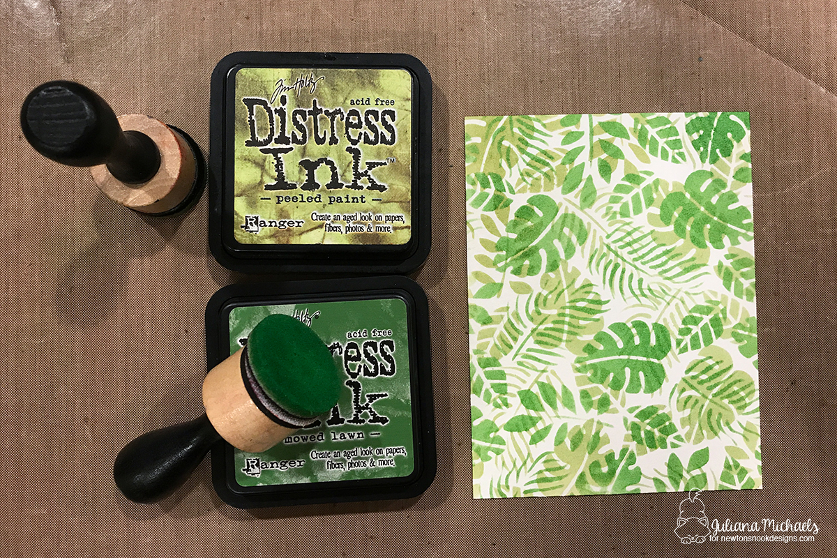 Stenciled Backgrounds 3 Ways - 17turtles Juliana Michaels