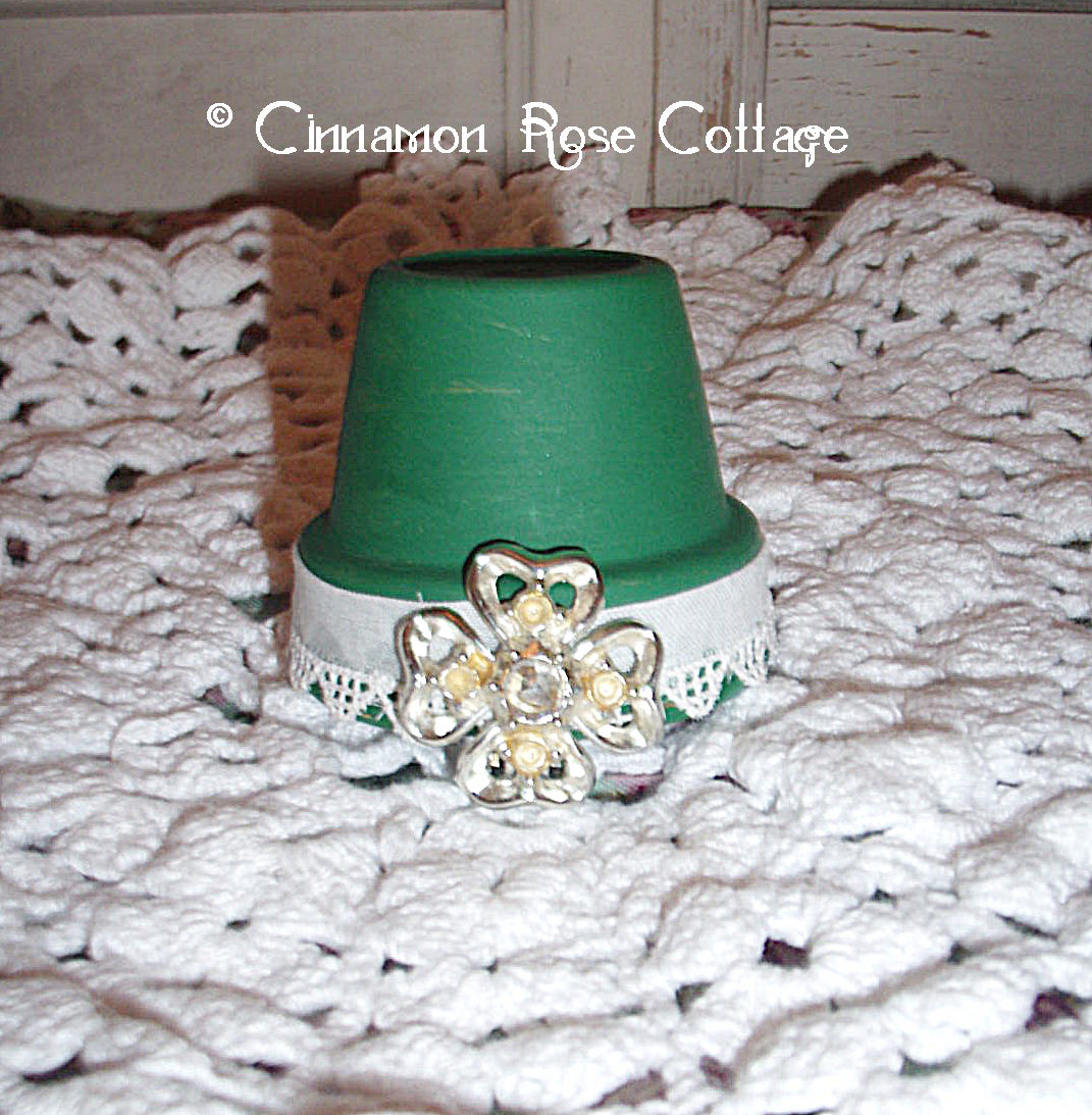 Cinnamon Rose Cottage: St. Patrick's Day ~ Clay Pot Leprechaun Hats and ...