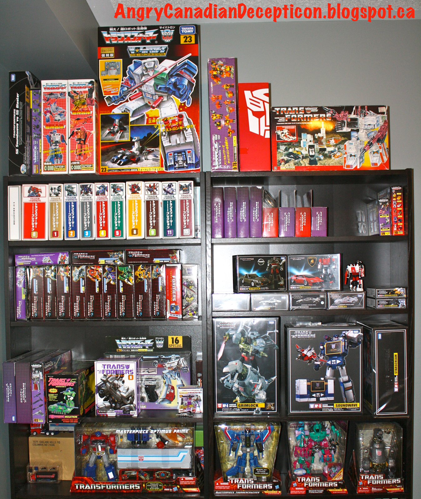 A Transformers Blog - My Life In Collecting: What's Currently on My Shelves