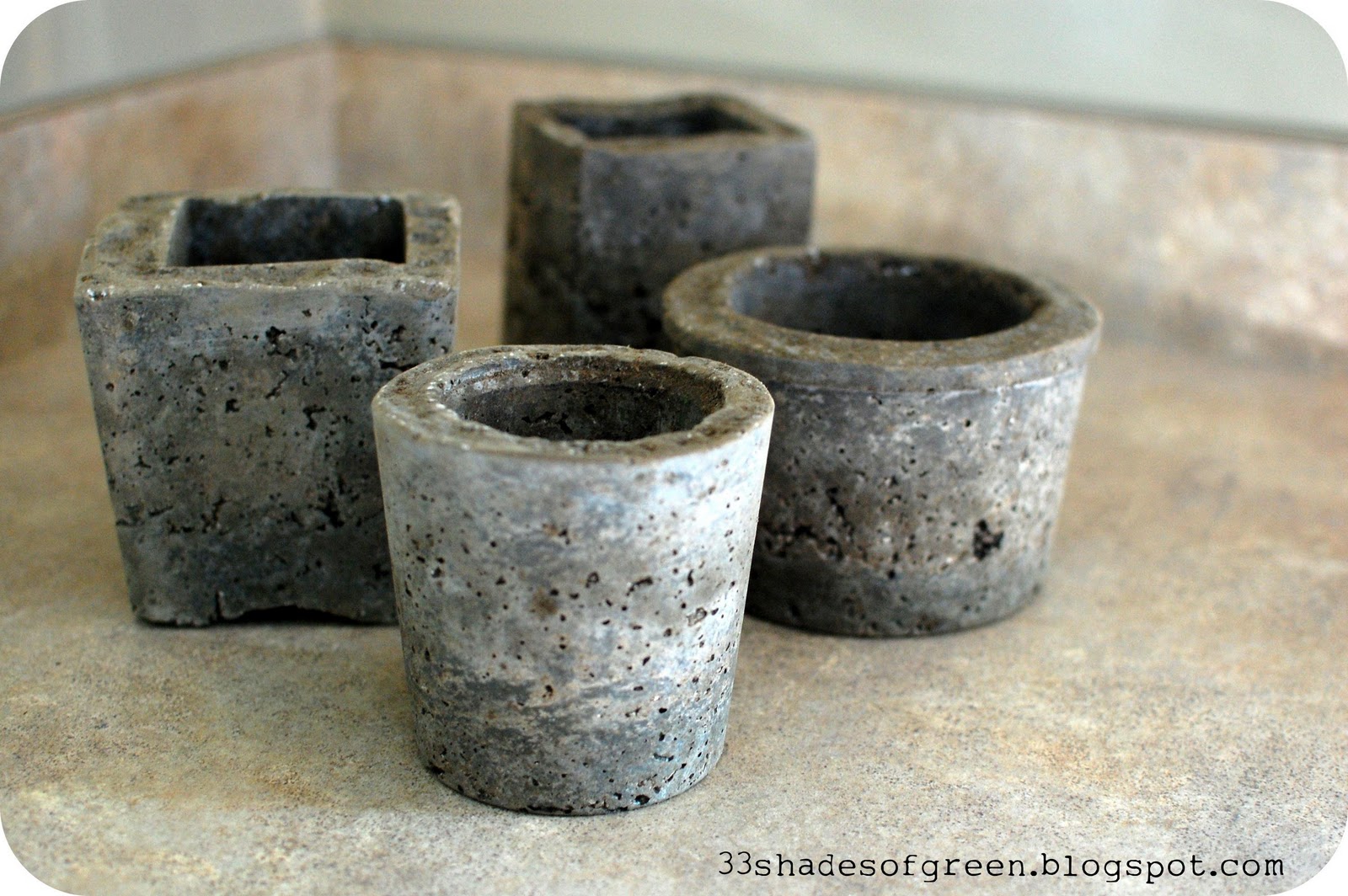 33 Shades of Green: Making Hypertufa Pots