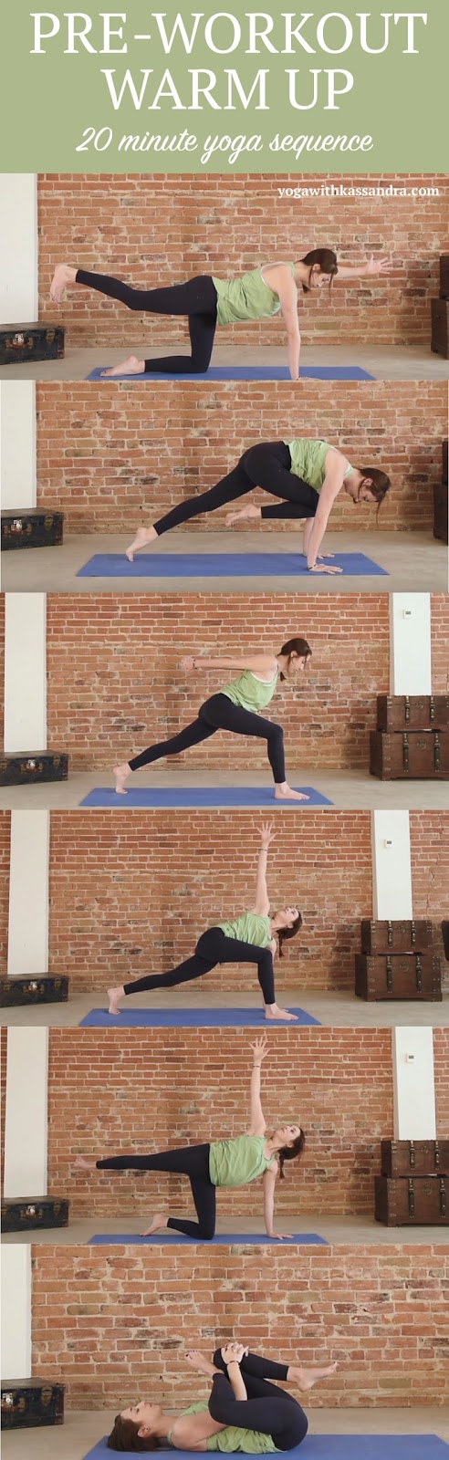 6 Poses to Warm Up Before a Workout - 20 min Yoga Sequence - Yoga with ...