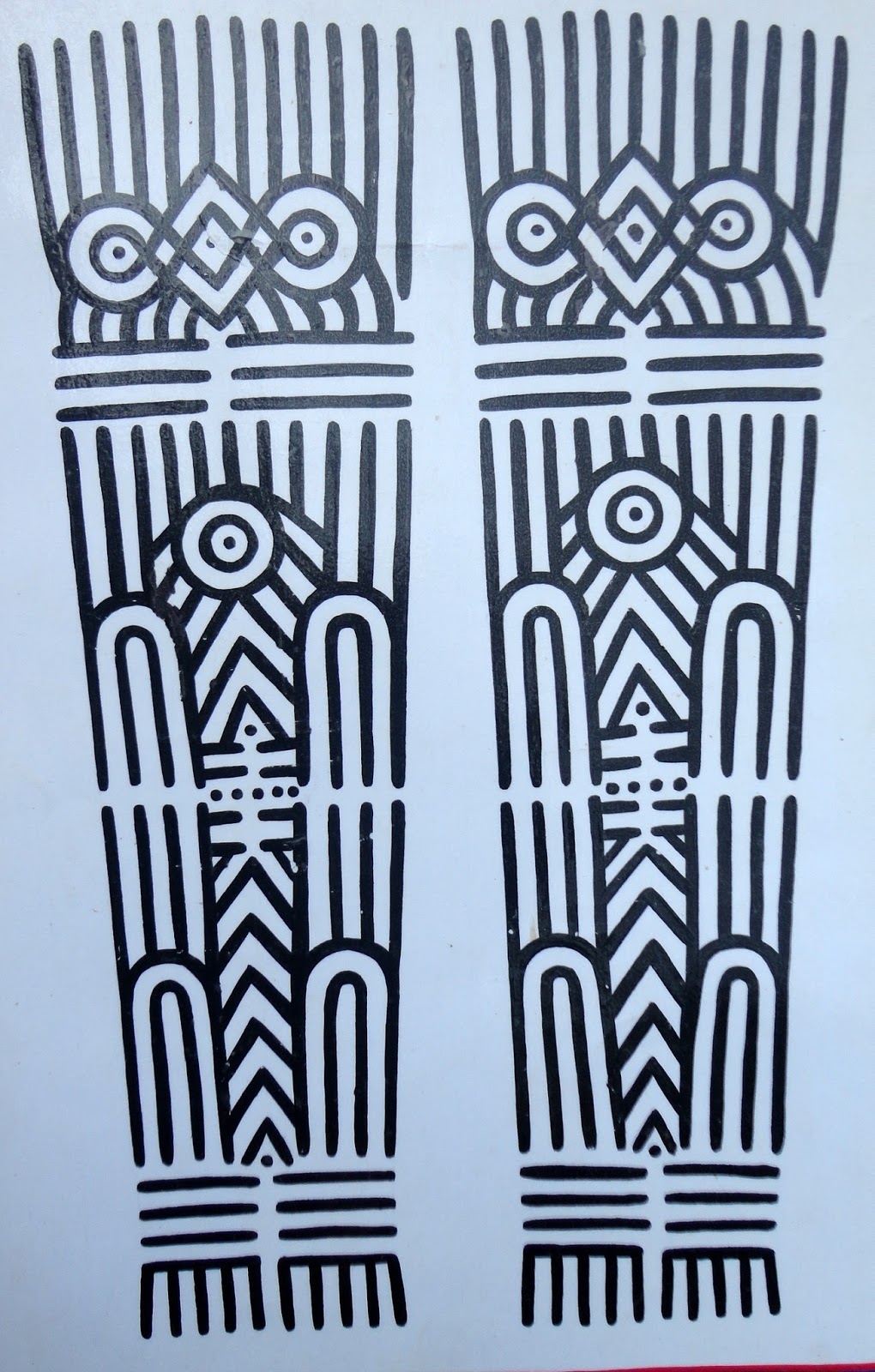 GOND AND BHIL ART: Tattoo Art of the Baiga tribe.