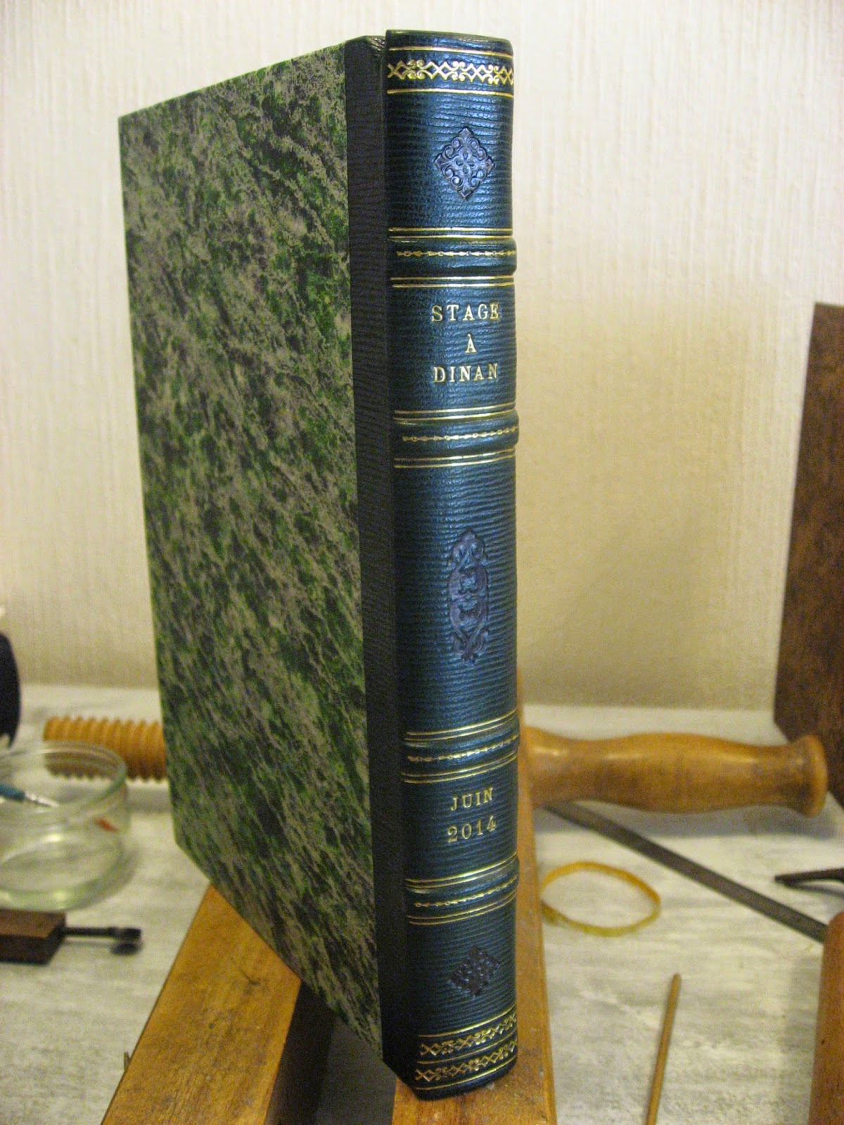 Les Reliures de Suzie: Reliure romantique/empire cuir de Russie