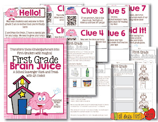 Fall Into First: First Grade Brain Juice