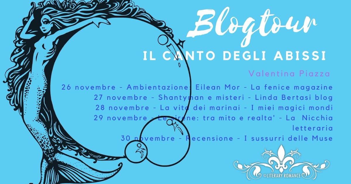I miei magici mondi: Blogtour Il canto degli abissi di Valentina Piazza