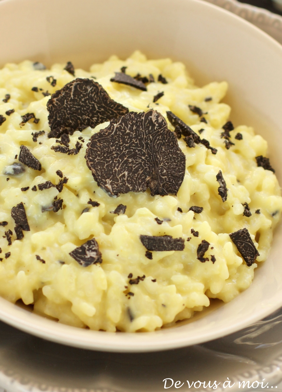 De vous à moi...: Risotto à la Truffe