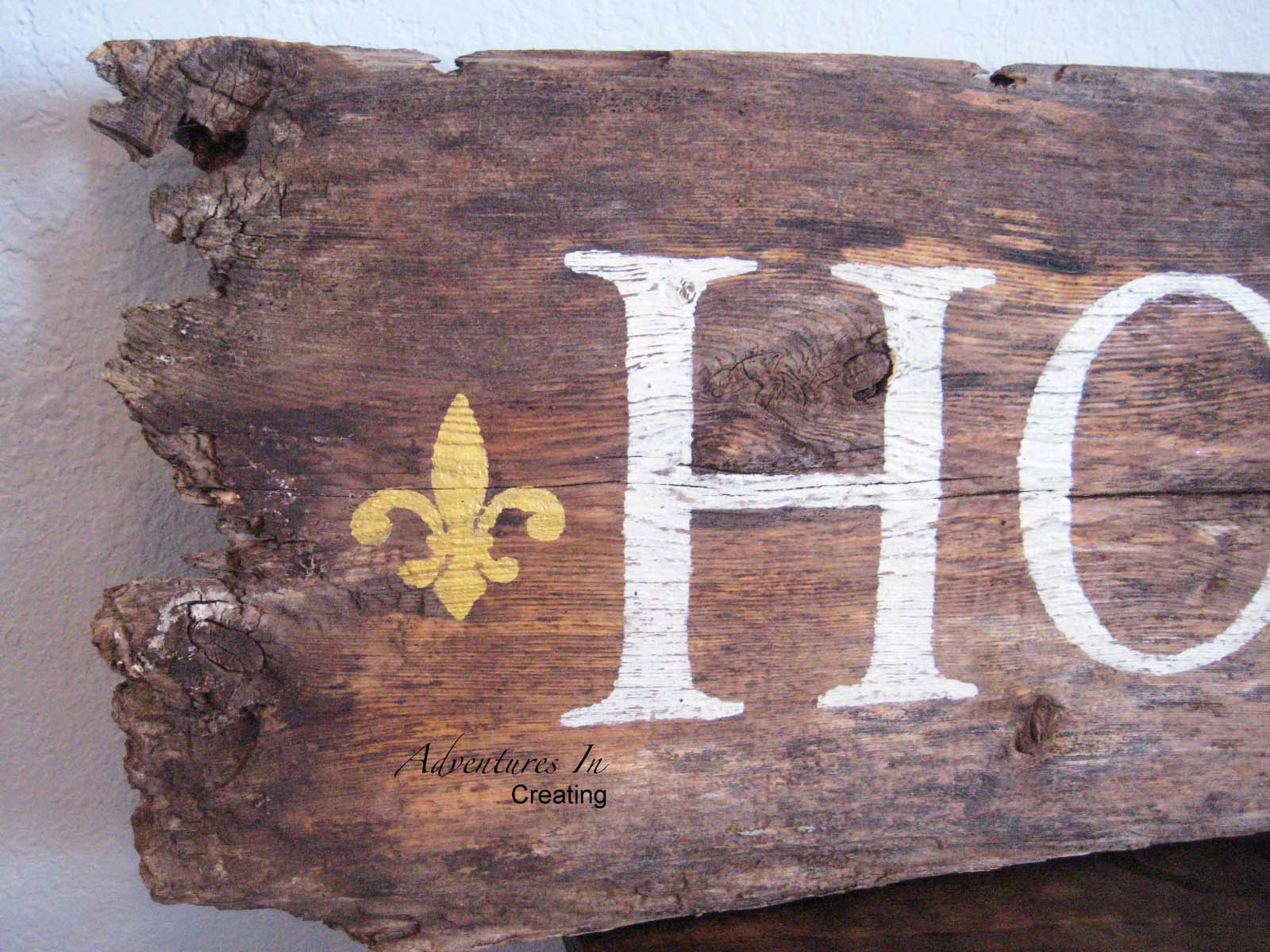 Adventures In Creating: Salvaged Barn Wood Sign